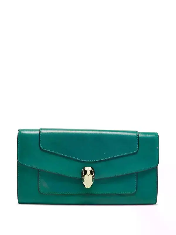 BVLGARI Serpenti Forever Continental Wallet - Green