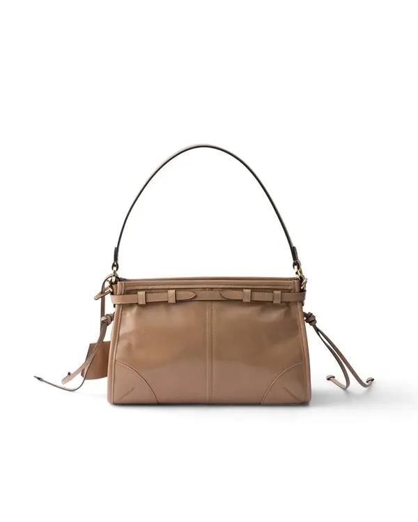 Prada Bonnie Small Leather Handbag - Pink