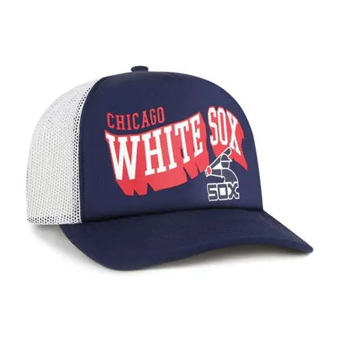'47 Chicago White Sox Meander Foam Trucker Snapback Hat