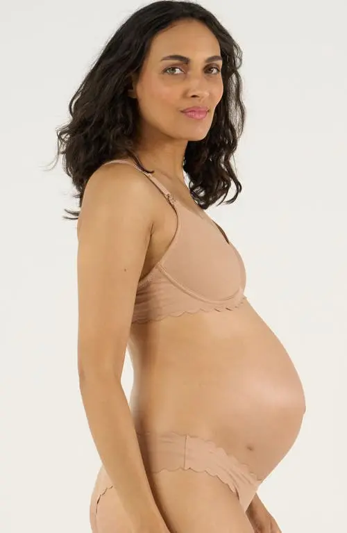 CACHE COEUR Skin Invisible Maternity And Nursing Bra I/j Cup - Latte