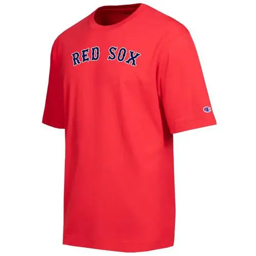 Champion Boston Sox All Star Chenille Wordmark T-shirt - Red