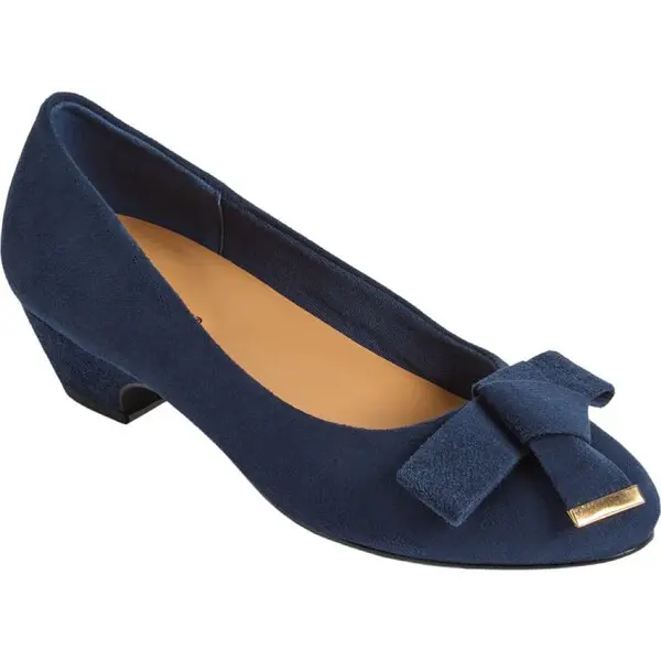 COMFORTVIEW The Flynn Slip-on Pump - Navy