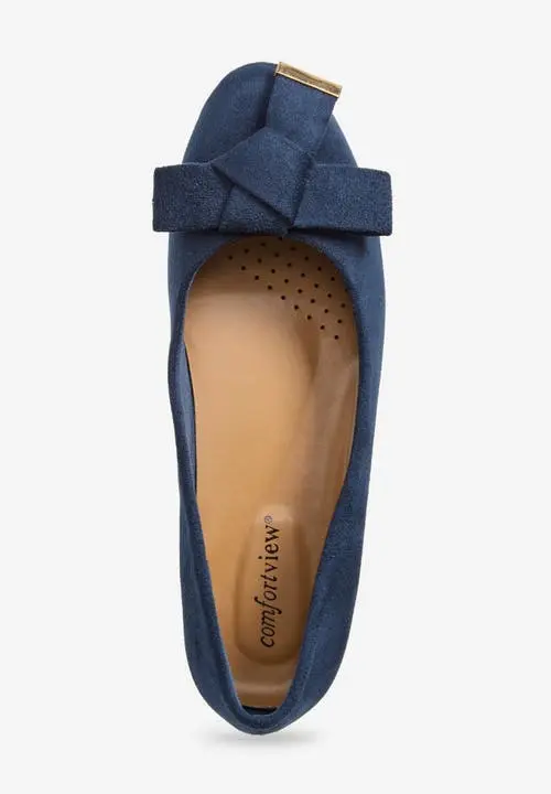 COMFORTVIEW The Flynn Slip-on Pump - Navy