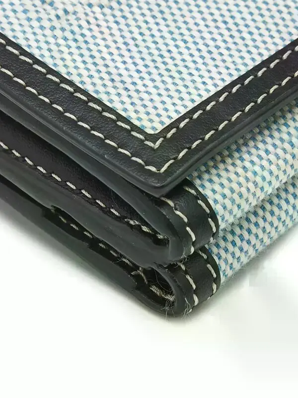 Burberry Luna Canvas Leather Wallet