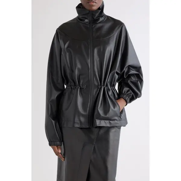 Givenchy Gathered Leather Jacket