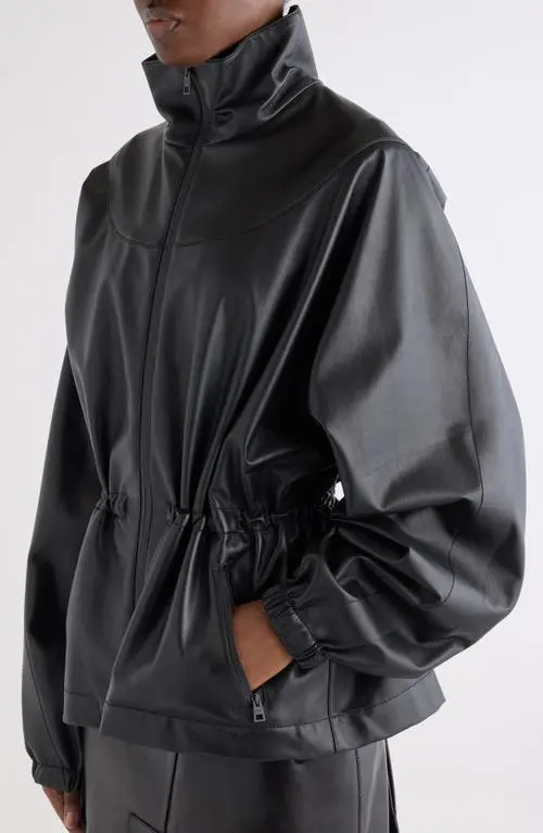 Givenchy Gathered Leather Jacket