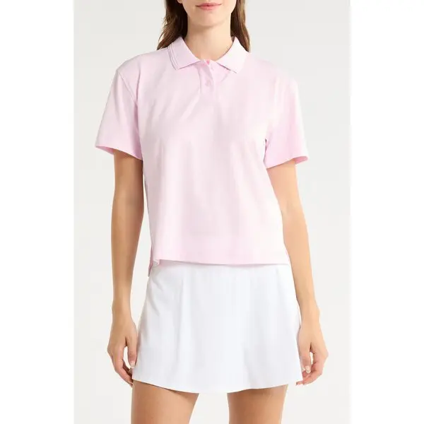 G/fore Tux Boxy Golf Polo - Blush
