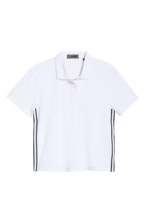 G/fore Tux Boxy Golf Polo - Snow