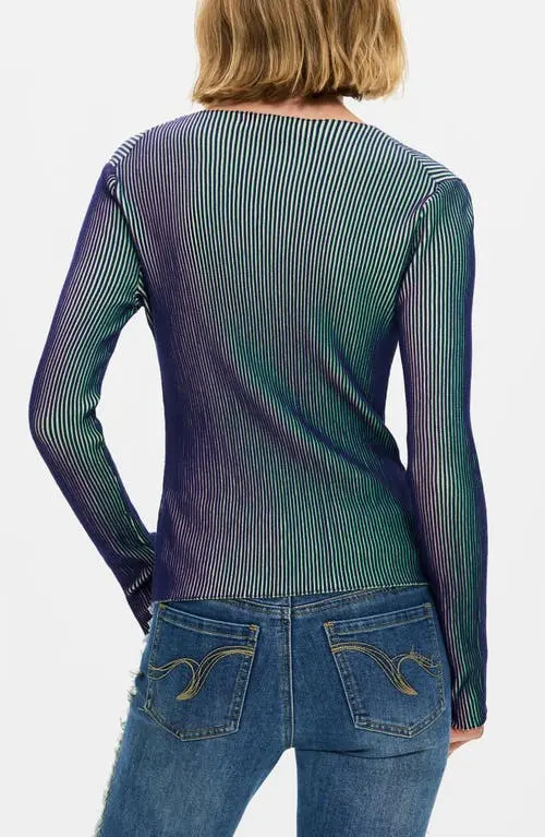 Desigual Gradient Ribbed Sweater