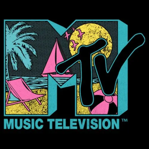 MTV Scene Beach Logo Graphic T-shirt