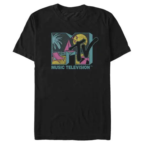 MTV Scene Beach Logo Graphic T-shirt