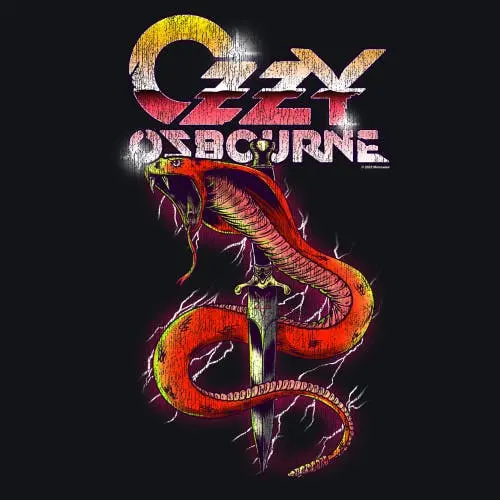OZZY OSBOURNE Cobra Logo Graphic T-shirt