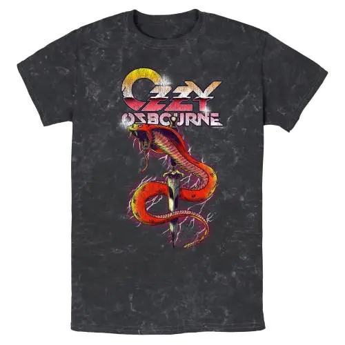 OZZY OSBOURNE Cobra Logo Short Sleeve Graphic T-shirt - Black