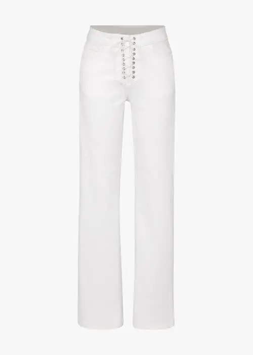 TT STUDIOS Mikey Jean Relaxed Straight Leg - White St.