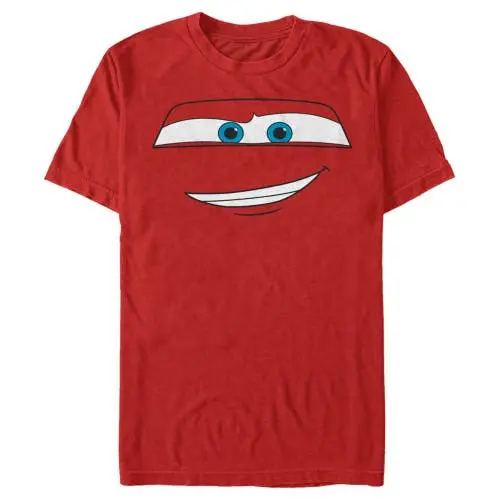 CARS Lightning Mcqueen Big Face Short Sleeve Graphic T-shirt