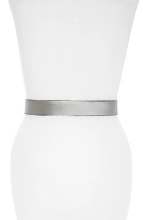 Manolo Blahnik Hangisi Jewel Buckle Satin Belt