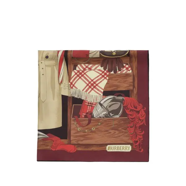 Burberry Scarves - Red