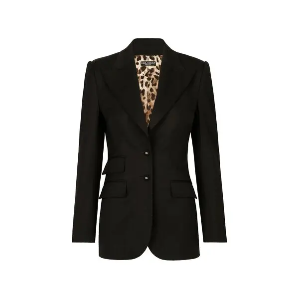 Dolce & Gabbana Blazer With Peak Lapels - Black
