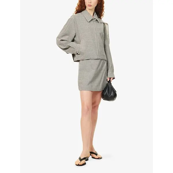 Rag & Bone Krista Checked Wool Jacket