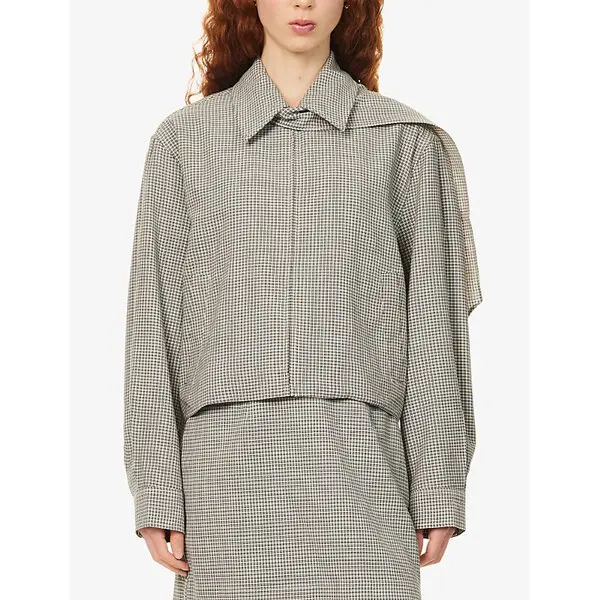 Rag & Bone Krista Checked Wool Jacket