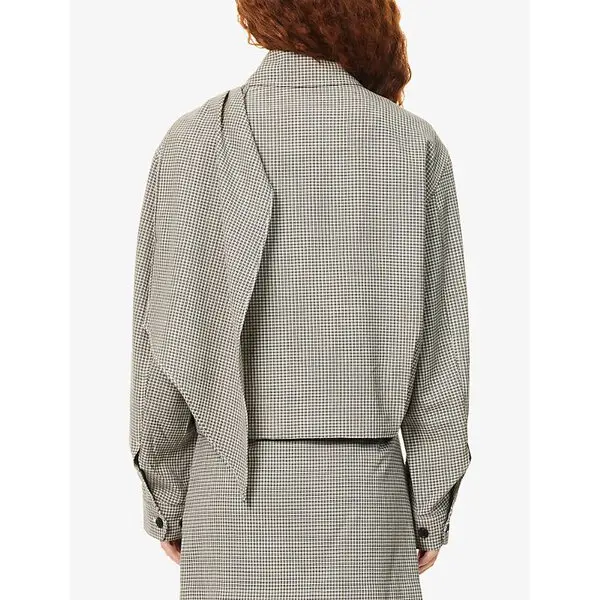 Rag & Bone Krista Checked Wool Jacket