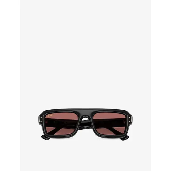 Ray-ban Rb4954 Rectangle Frame Nylon Sunglasses