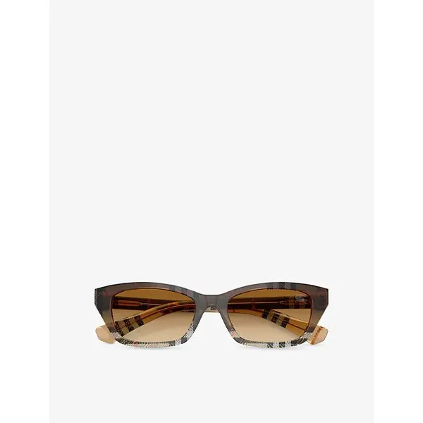 Burberry Cat-eye Acetate Sunglasses - Brown