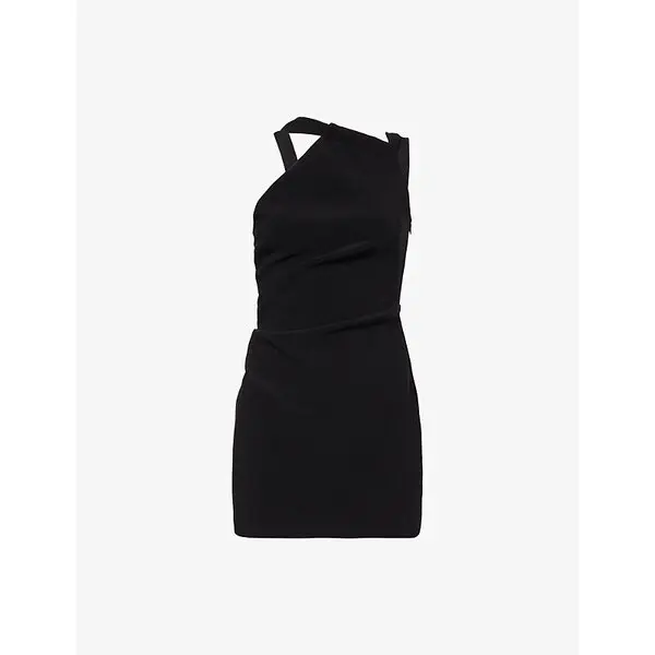 Bec & Bridge Sylvie Draped Mini Dress - Black