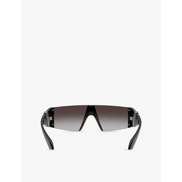 Versace Rectangle-frame Injected Sunglasses - Black