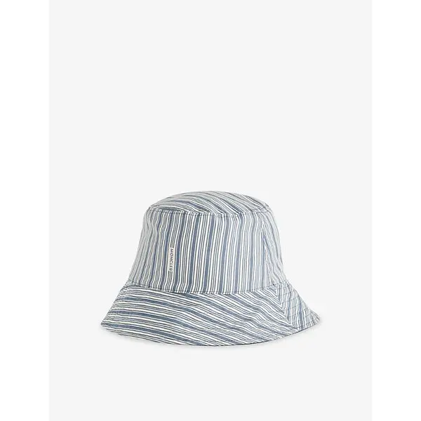 Moncler Striped Cotton Bucket Hat