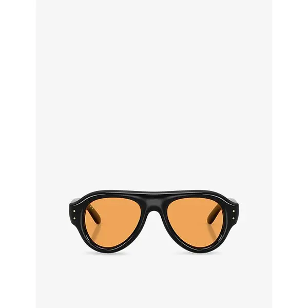 Ray-ban Aviator Acetate Sunglasses - Black