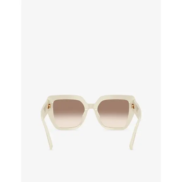 Dolce & Gabbana Dg4538 Square-frame Acetate Sunglasses - Brown