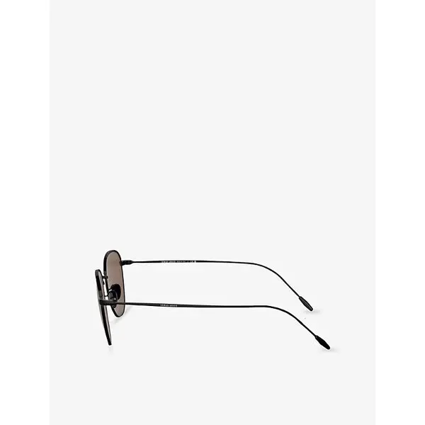 Giorgio Armani Square-frame Steel Sunglasses
