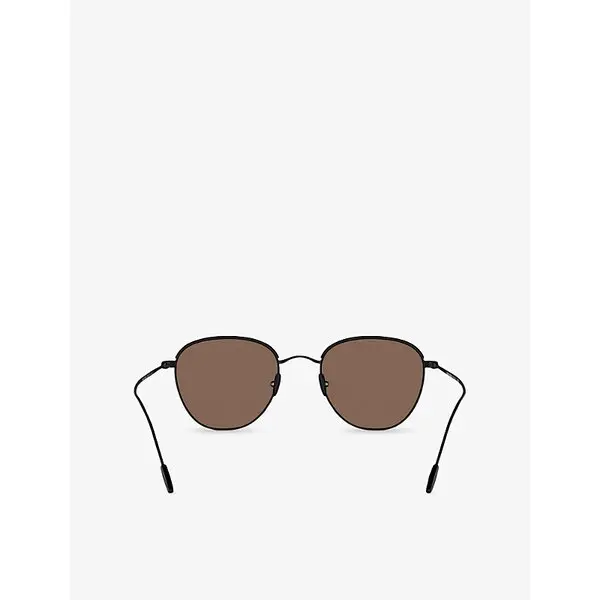 Giorgio Armani Square-frame Steel Sunglasses