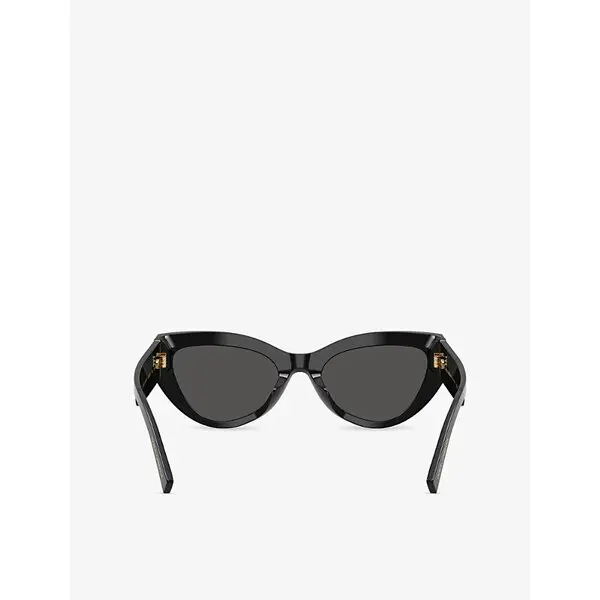 Dolce & Gabbana Dg4536 Cat-eye Acetate Sunglasses - Black