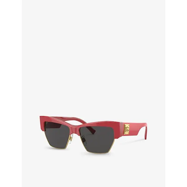 Dolce & Gabbana Cat Eye Acetate Sunglasses