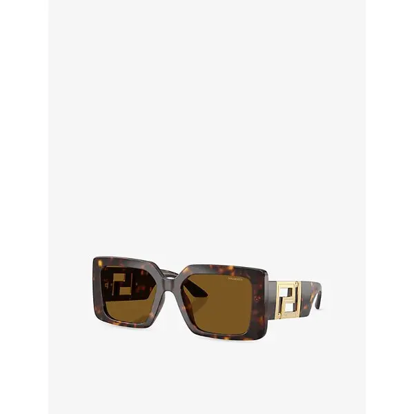 Versace Ve4505u Tortoiseshell Square-frame Sunglasses