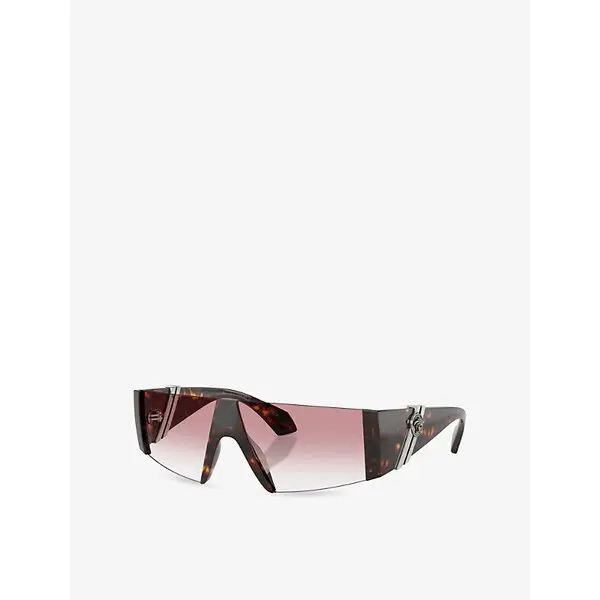 Versace Rectangle-frame Sunglasses - Brown