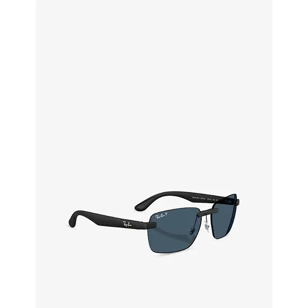 Ray-ban Irregular Frame Sunglasses - Black