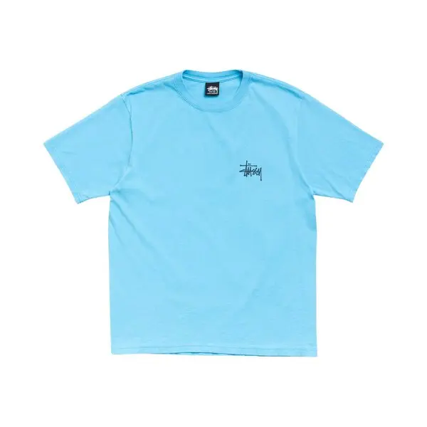 StÜssy Big Dog Stone Washed Tee 'sky