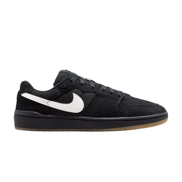 Nike Gum" Lace Up Sneakers - Black