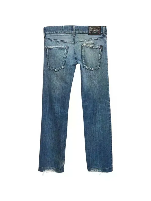 Dolce & Gabbana Distressed Slim-fit Jeans