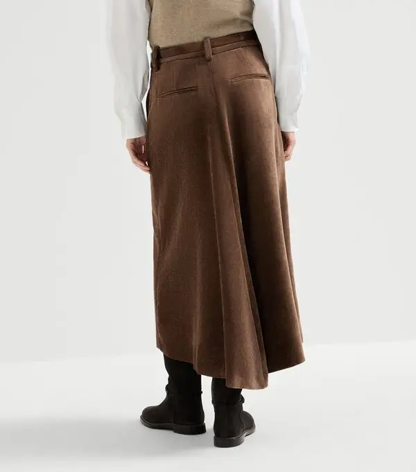 Brunello Cucinelli Corduroy Maxi Skirt