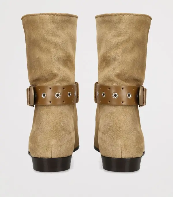 Isabel Marant Étoile Suede Reena Ankle Boots - Brown