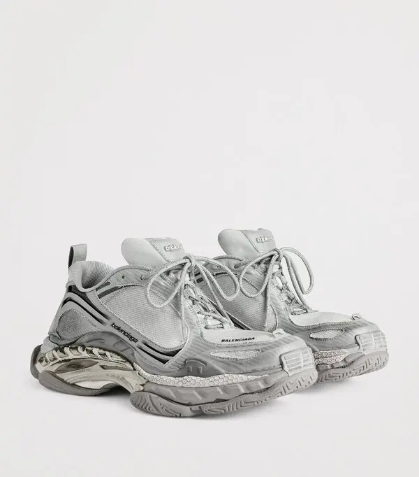 Balenciaga Triple S.2 Distressed Sneakers - Grey