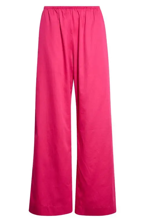 LESET Yoko Cotton Pants - Amaranth