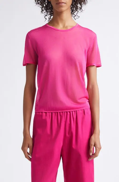 LESET Mesh T-shirt - Amaranth