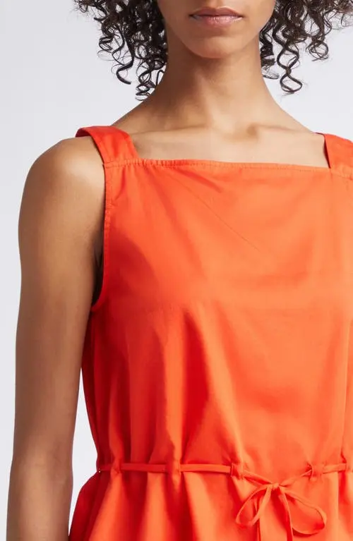 LESET Yoko Drawstring Sleeveless Top