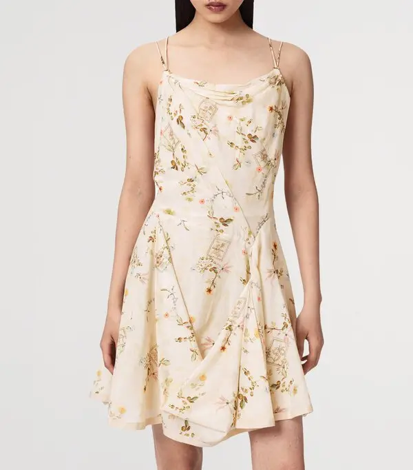 ALLSAINTS Floral Claire Mini Dress