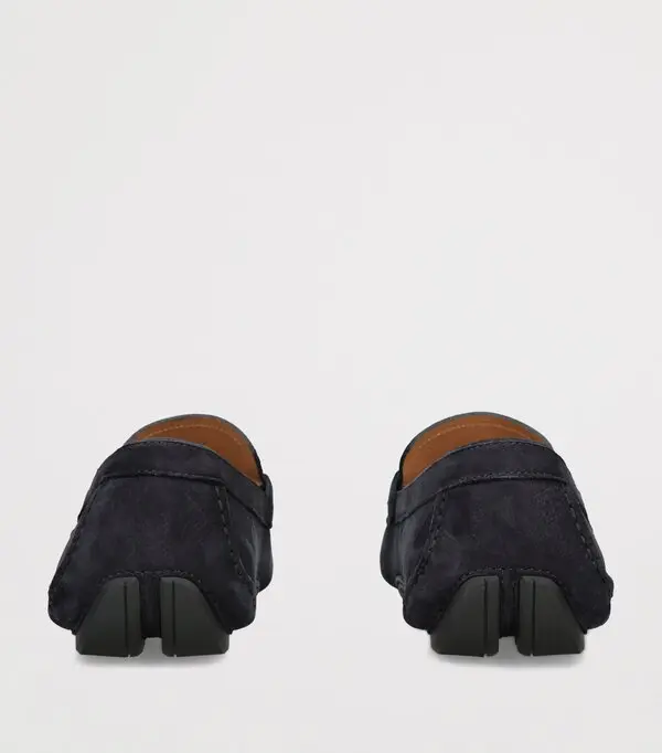 FERRAGAMO Nubuck Front 4 Driving Shoes